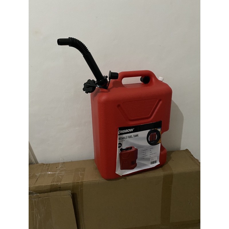Jual Krisbow Jerigen Bensin Plastik HDPE 20 Ltr / Krisbow Jerigen Solar ...