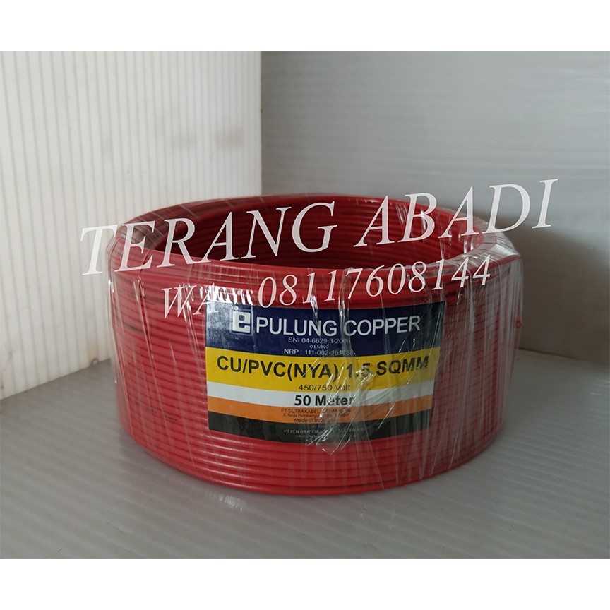 Jual Kabel Pulung NYA 1,5MM Panjang 50M | Shopee Indonesia