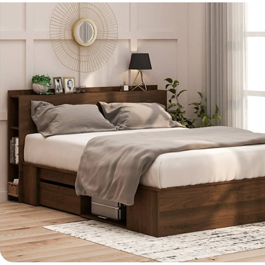 Jual Ranjang divan tempat tidur laci morgan queen 160warna tua BANDUNG ...
