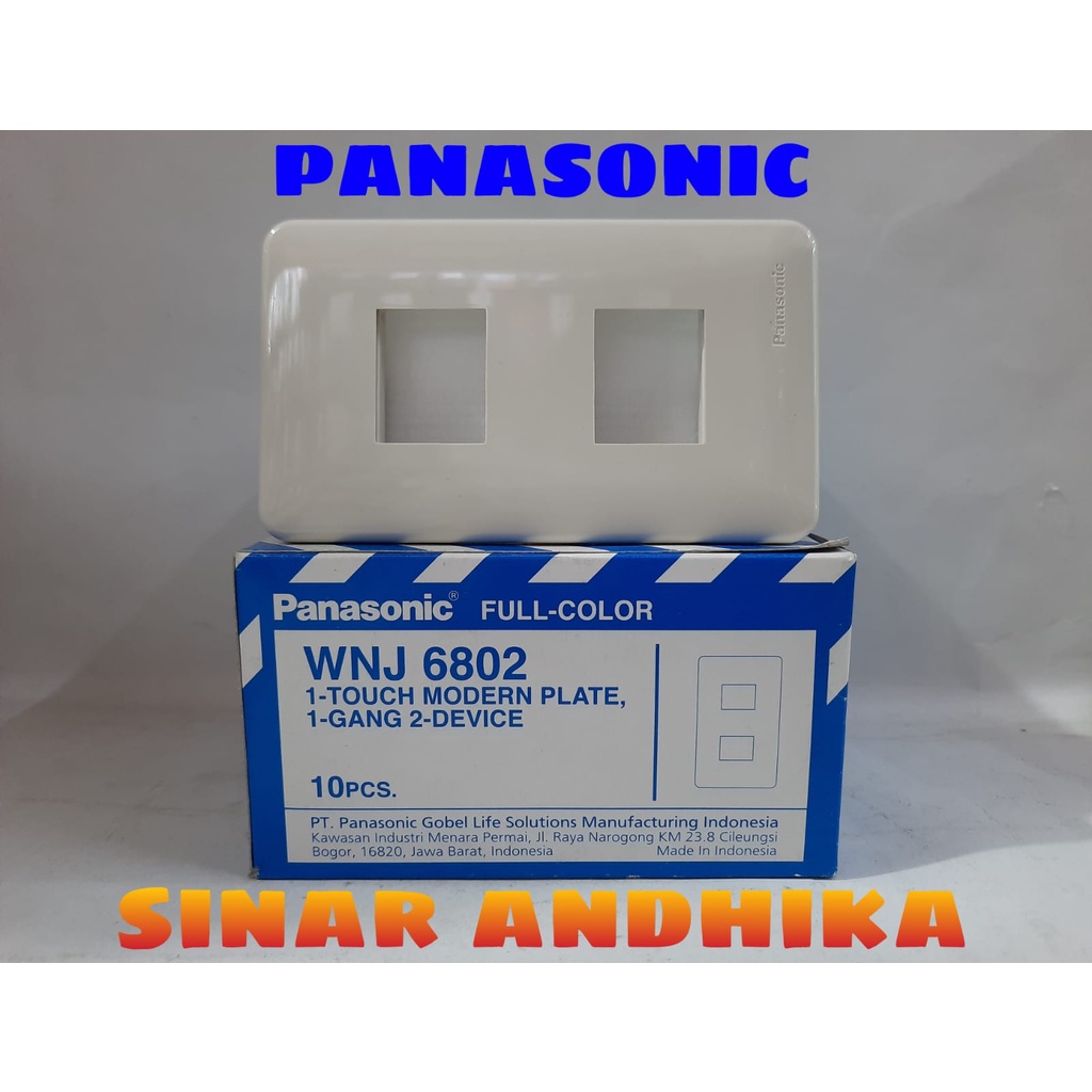Jual Frame Saklar 1 Gang 2 Panasonic Device Type FC WNJ 6802 | Shopee Indonesia