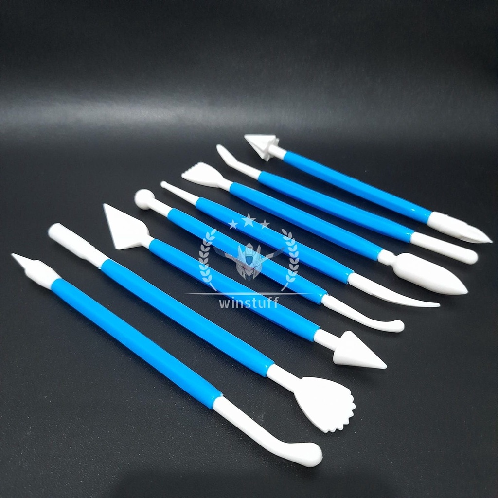 Jual Clay Tools Modelling Set 8 pcs 16 in 1 Clay Sculpting Alat Ukir ...