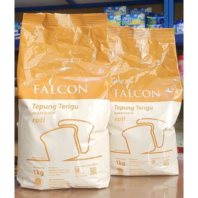 Jual Tepung Terigu Roti Falcon / Falcon Tepung Roti 1Kg | Shopee Indonesia