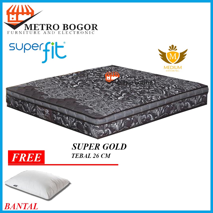 Jual Comforta SuperFit Spring bed Super Gold Hanya kasur | Shopee Indonesia
