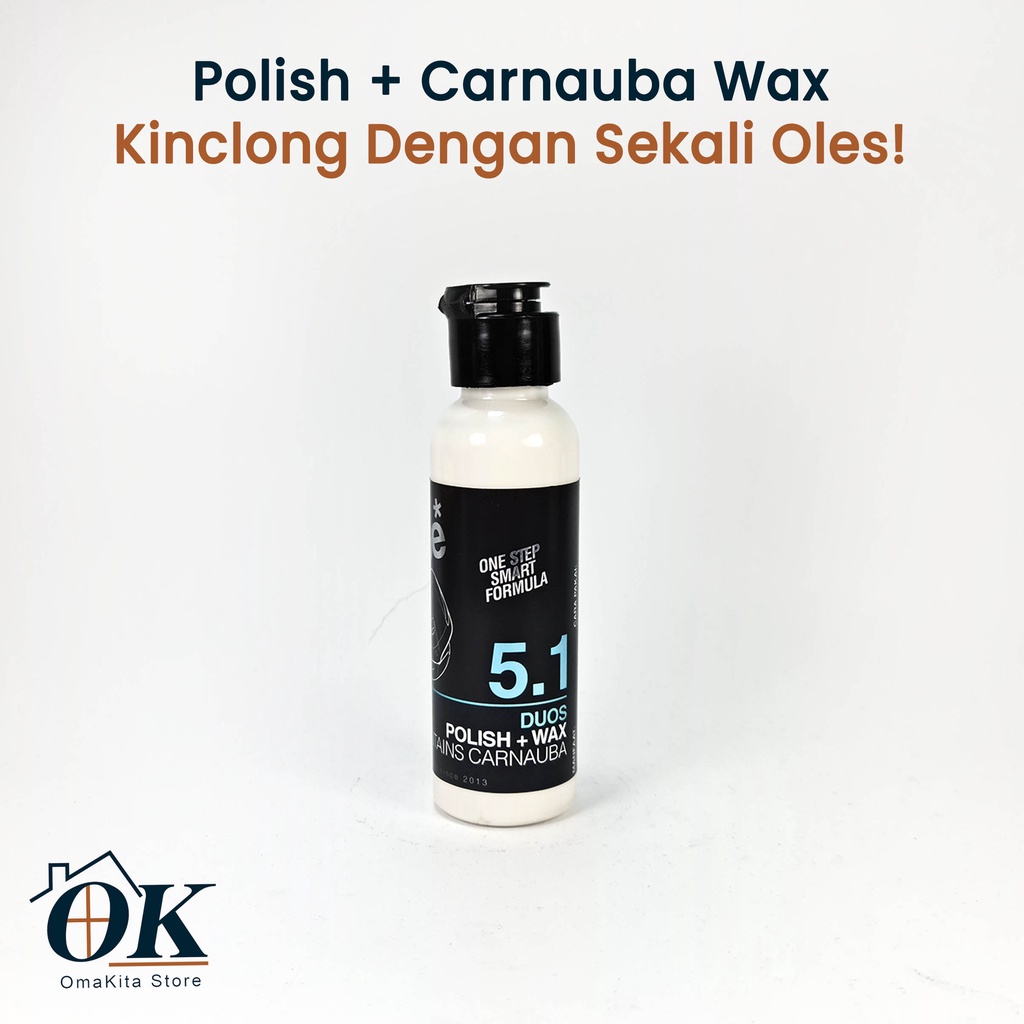 Jual Kompon Halus Carnauba Wax 100 ml LUMOBRITE 5.1 DUOS 2 IN 1 AIO ...