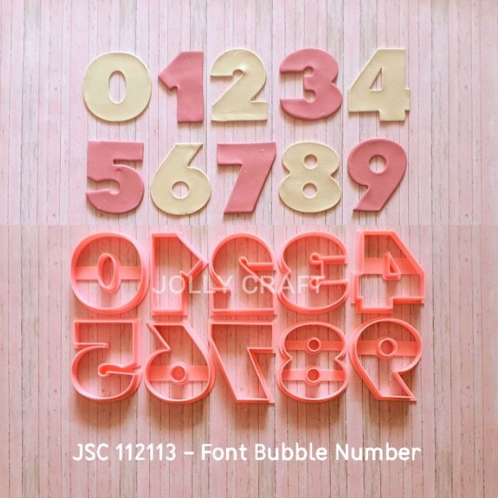 Jual Cookie cutter Number FONT BUBBLE NUMBER 0-9 (10 pcs/set) | Shopee ...