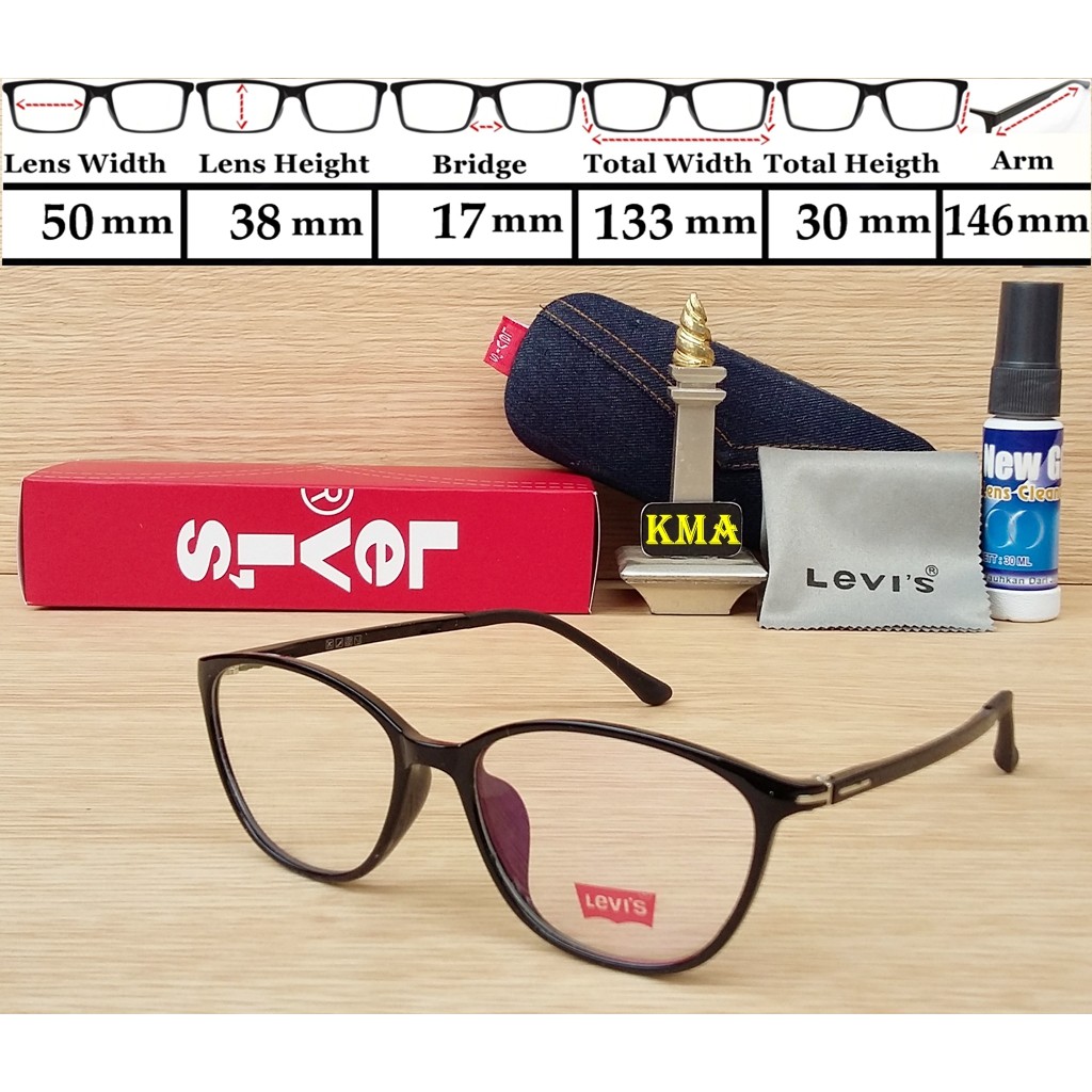 Jual frame levis / kacamata levis / frame minus / frame levis elastis ...