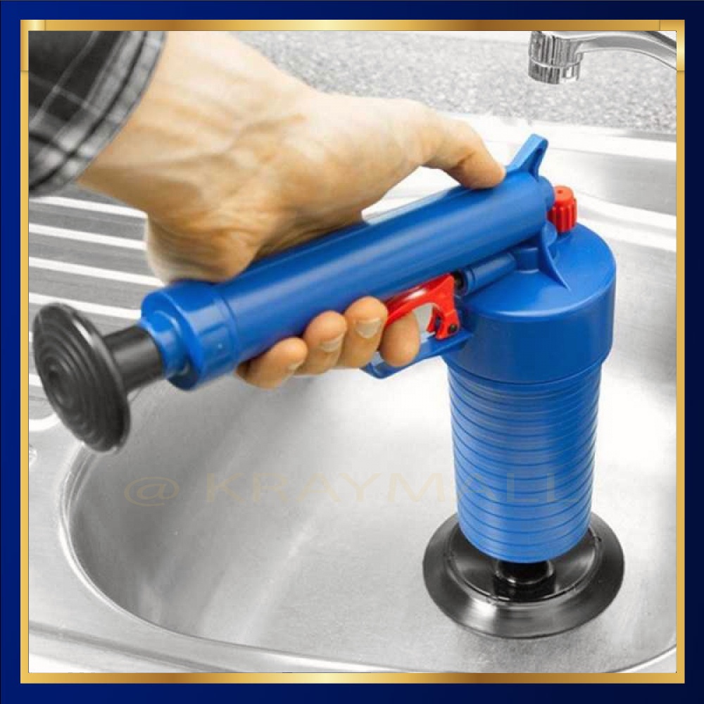 Jual Auger Pompa Sedot Saluran WC High Pressure Air Drain Plunger ...