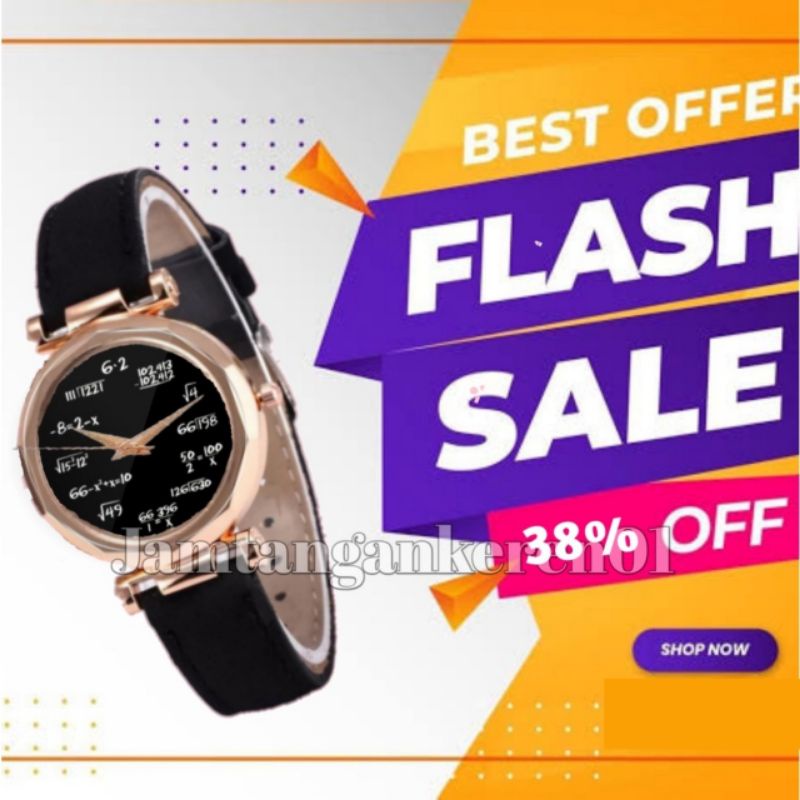 Jual Jam Tangan MATEMATIKA Wanita RUMUS MATH MTK Custom Termurah 01 ...