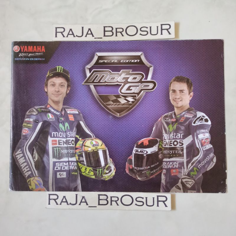 Jual Poster brosur katalog leaflet lineup Yamaha YZF R25/YZF R15/Vixion ...