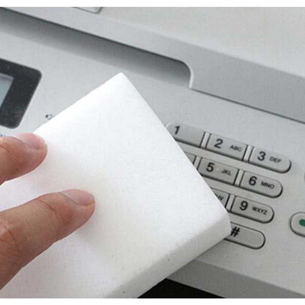 Jual Spons Melamin Ajaib Pembersih Perabotan White | Shopee Indonesia