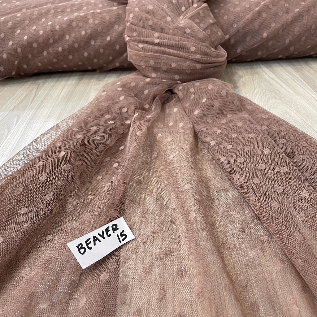 Jual Tille Dot / Tulle Dot / Tile Dot / Tile Polkadot / Tille Bintik ...