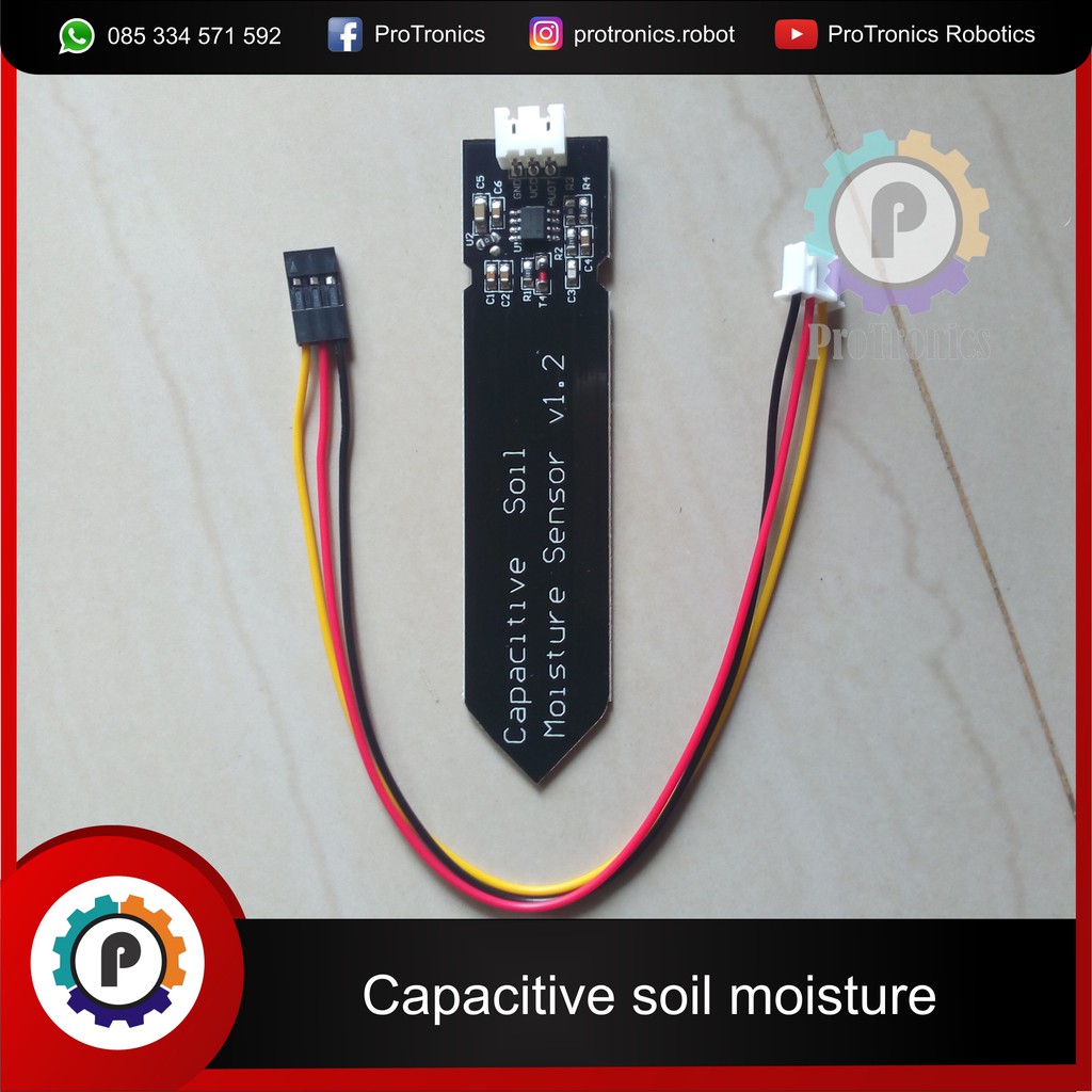 Jual Soil sensor / kelembaban Tanah Capacitive Soil Moisture Module ...