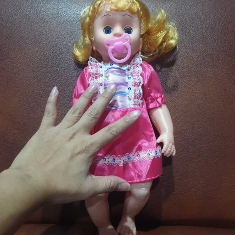 Jual boneka dot empeng bayi botak dan susan suara menangis dan mama ...