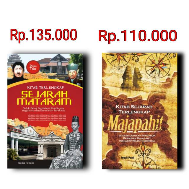 Jual Paket buku kitab terlengkap sejarah mataram/kitab sejarah terlengkap majapahit | Shopee ...