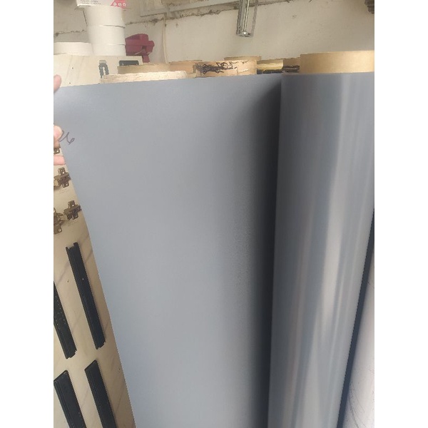 Jual Tacon sheet Lemari/meja PVC sheet motif Polos Abu-Abu 188-61 ...