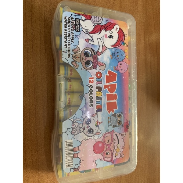 Jual Crayon Apik 12 Warna | Crayon Apik / Eselon 12 Warna | Shopee ...