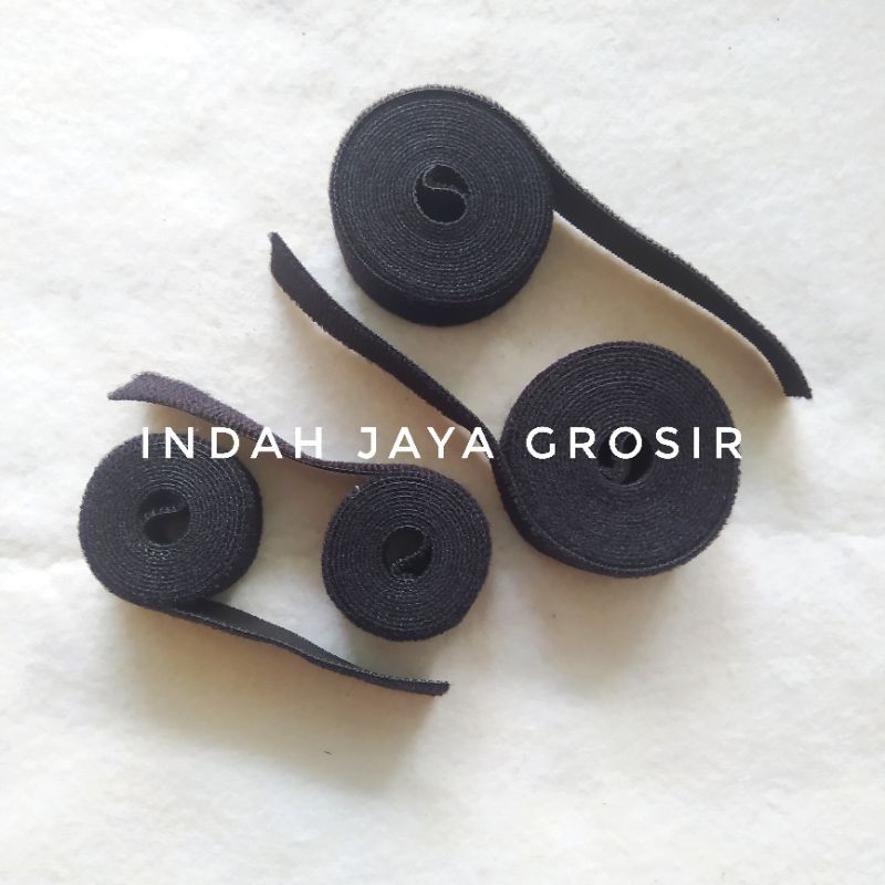 Jual Kain Kretek Velcro 1m & 2m Roll Kain Perekat Loop 2 Sisi | Shopee ...