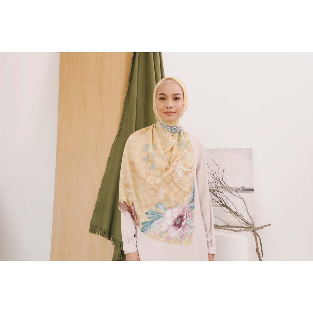 Jual SHANUM YELLOW | THE NOVELLA SCARF (Superfine Voal Hijab Premium ...