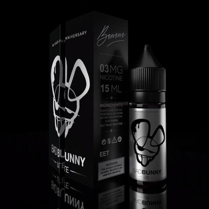 Jual BAD BUNNY LITE 2X15ML FREEBASE BY BAD BUNNY JUICE E-LIQUID ...