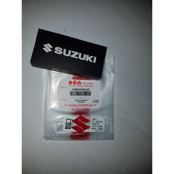 Jual stiker set label peringatan, tekanan ban dan label tanki bensin ...