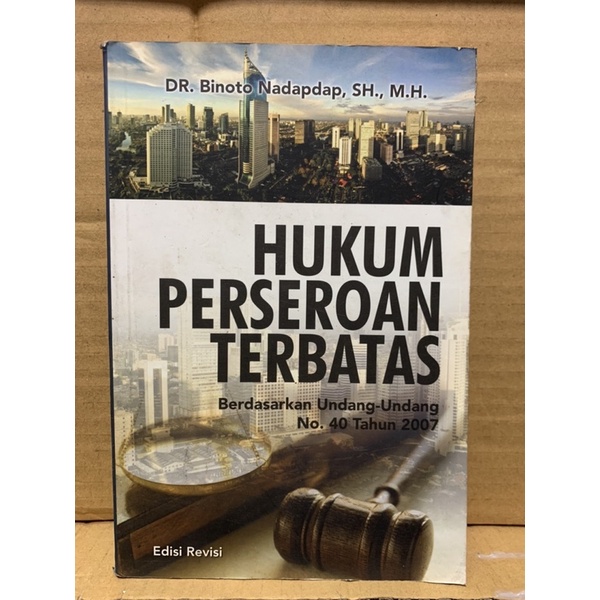 Jual HUKUM PERSEROAN TERBATAS Berdasarkan Undang-Undang No. 40 Tahun ...