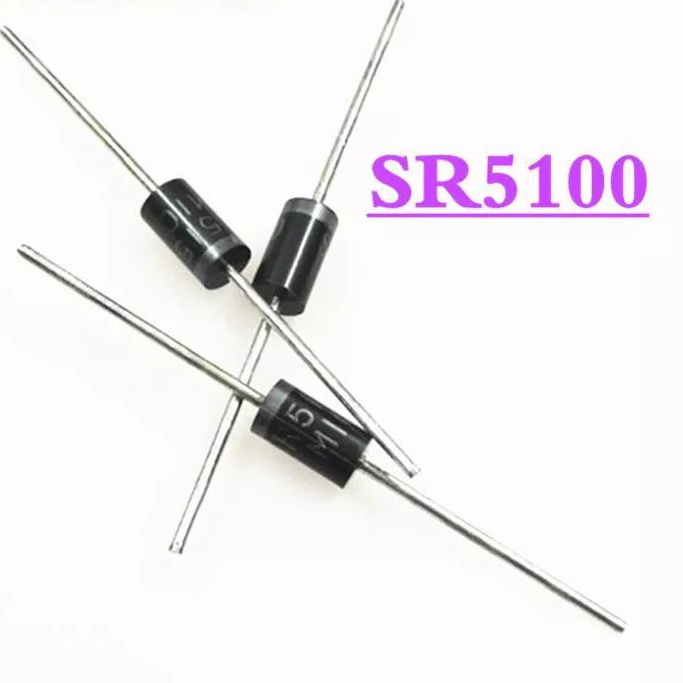 Jual Dioda SR5100 Schottky Diode SB5100 5A 100V DO - 27 SB5100 | Shopee ...