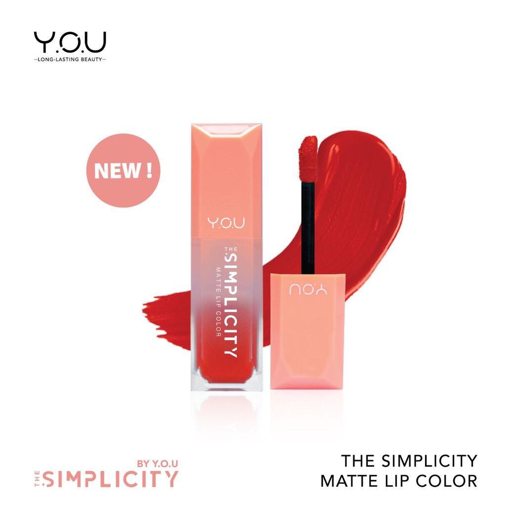 Jual Official Distributor YOU The Simplicity Matte Lip Color Lipstick ...
