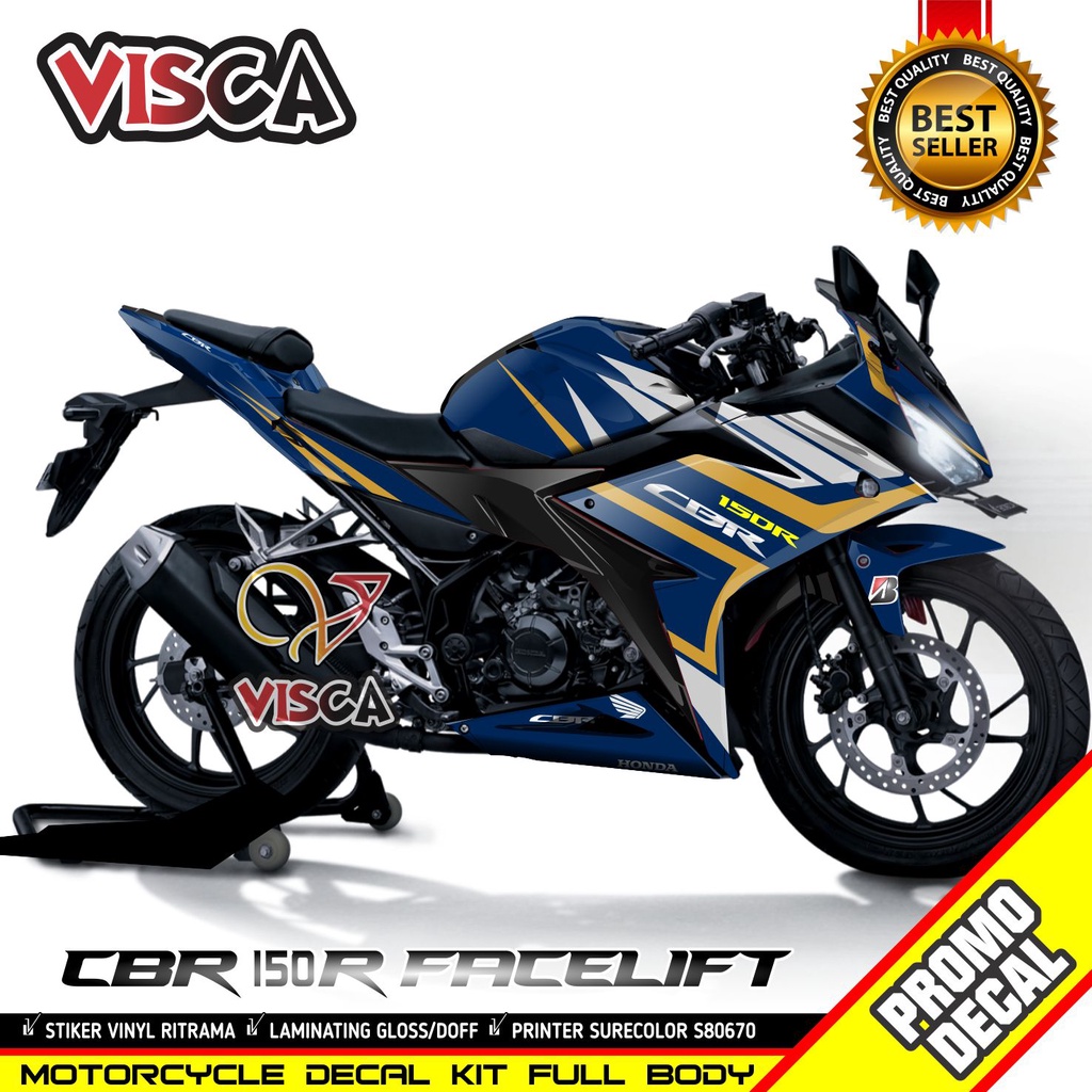 Jual Decal CBR 150R Facelift Full Body Stiker CBR 150R Facelift Full ...