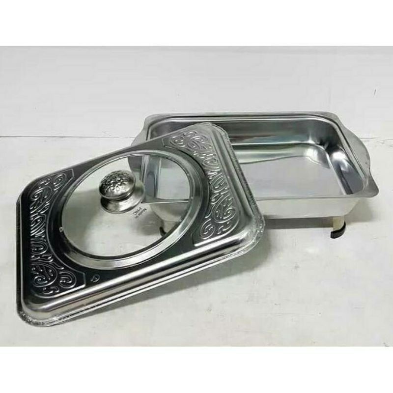 Jual Original 555 Prasmanan Kotak Fast Food Dish /tempat prasmanan ...