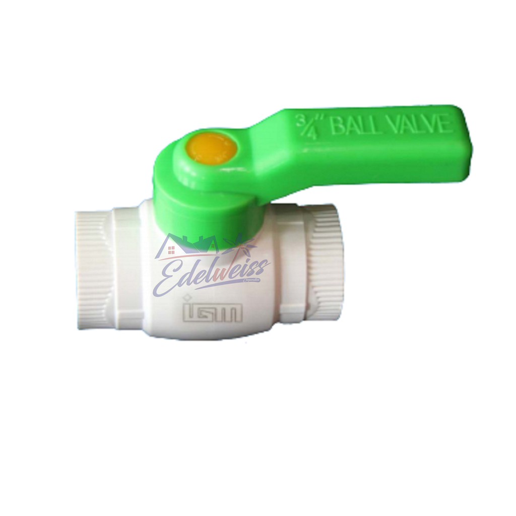 Jual TERMURAH IGM IB-009 BALL VALVE / STOP KRAN UPVC TANPA DRAT 3/4 ...