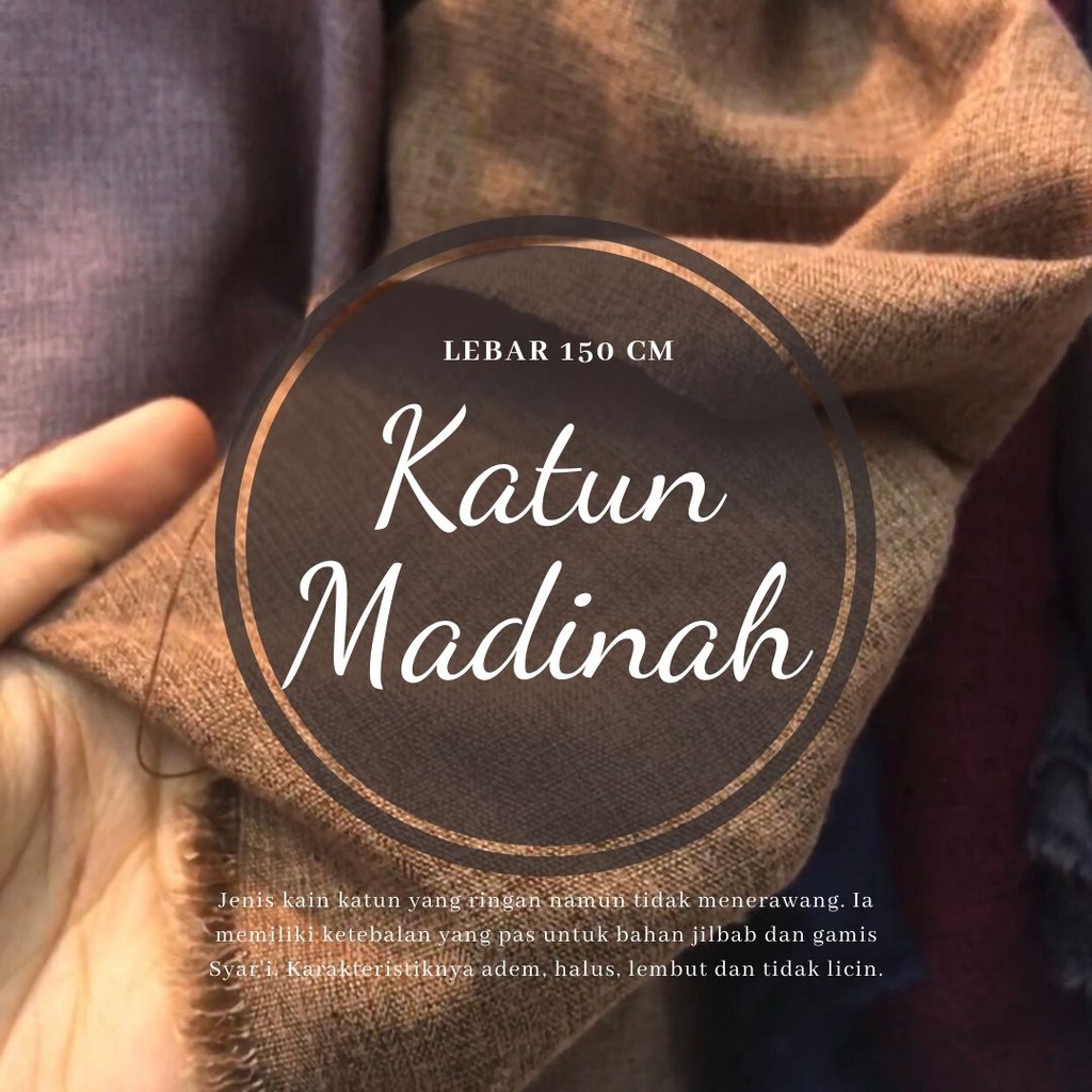 Jual KAIN BAHAN KATUN MADINAH, HARGA PER 1/2 METER = 50 CM Kain Katun ... Jual KAIN BAHAN KATUN MADINAH, HARGA PER 1/2 METER = 50 CM Kain Katun ...