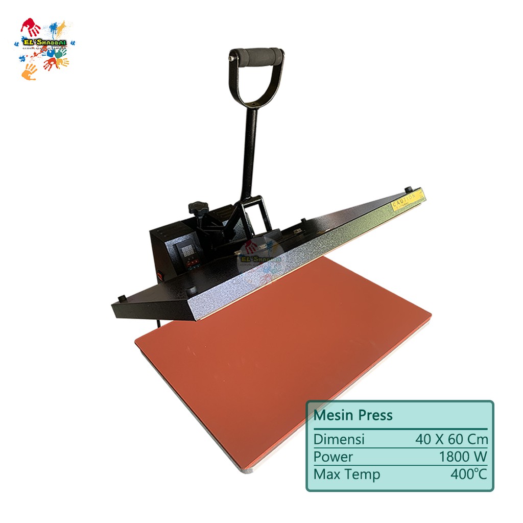 Jual MESIN PRESS sablon 40 x 60 hot press | Shopee Indonesia