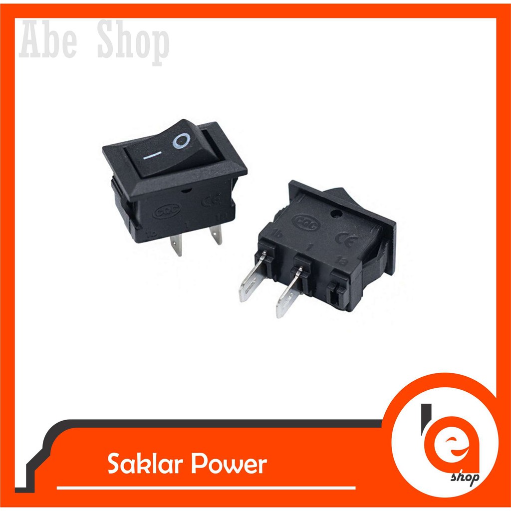 Jual Saklar Power 2 Pin 15mm x 10 mm On Off | Shopee Indonesia