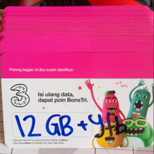 Jual Voucher Kuota Internet Three tri 3 | Shopee Indonesia