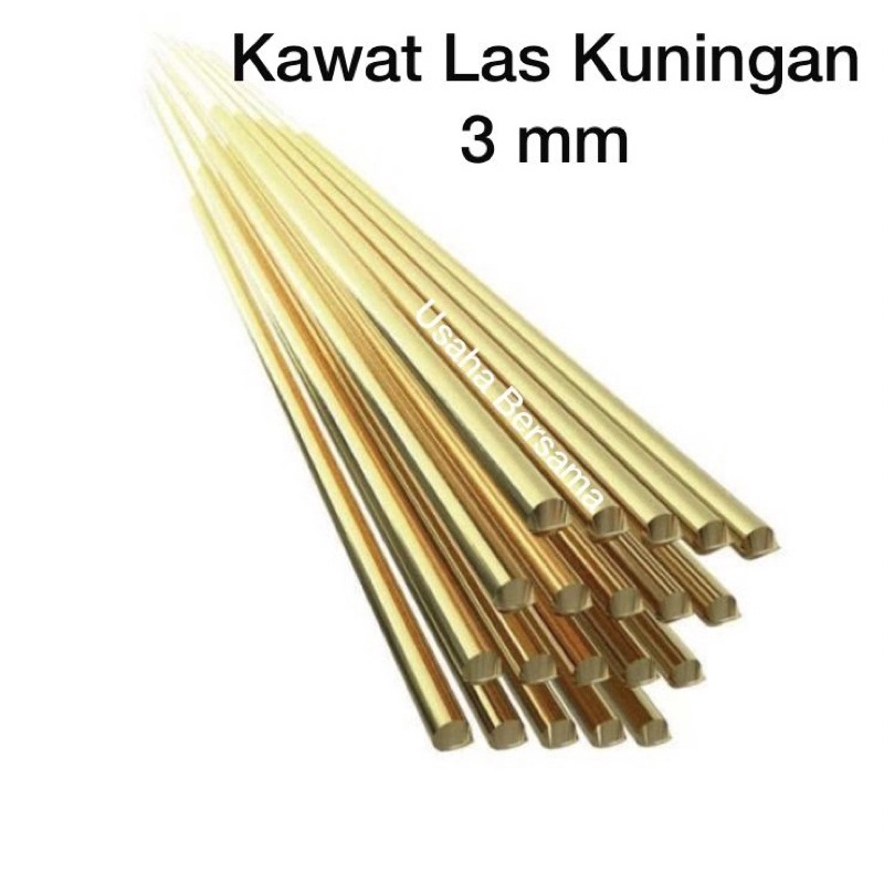 Jual Kawat Las Kuningan 3mm x 1 meter EIKO GERMAN | Shopee Indonesia
