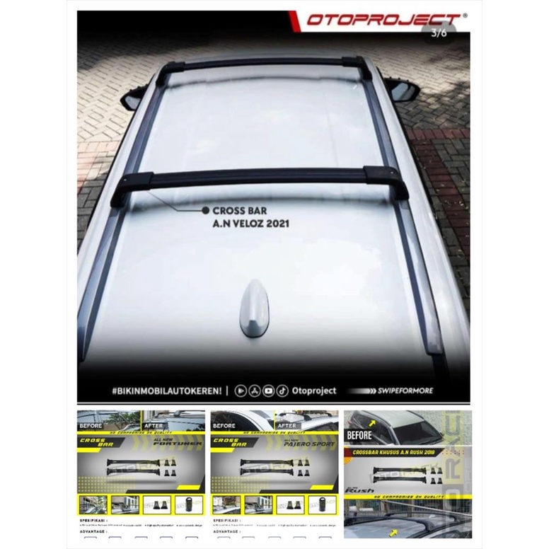 Jual Cross Bar Crossbar Otorack All New Avanza Veloz 2022 Up Ori ...