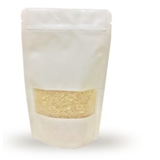 Jual STANDING POUCH WINDOW WHITE Putih 12x20 200gr KEMASAN PREMIUM ...
