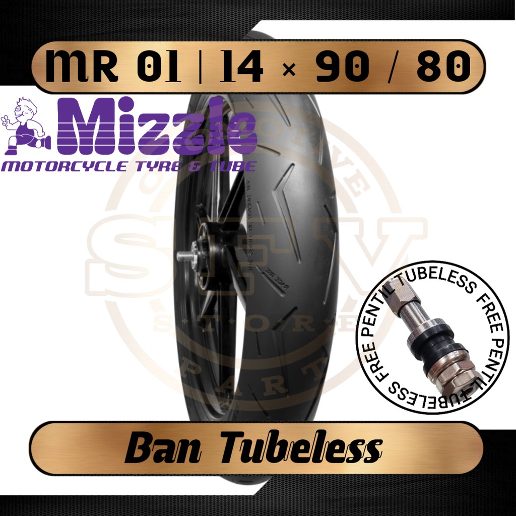 Jual Ban MIZZLE Ring 14 90/80 MR 01 Tubeless Matic | Shopee Indonesia
