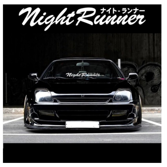 Jual M2 stiker kaca stiker mobil model NIGHT RUNNER sticker mobil ...