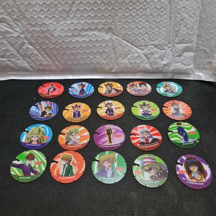 Jual Yugioh Coin Tazos Spin Mainan chiki Anak Figure Anime Harga Satuan ...