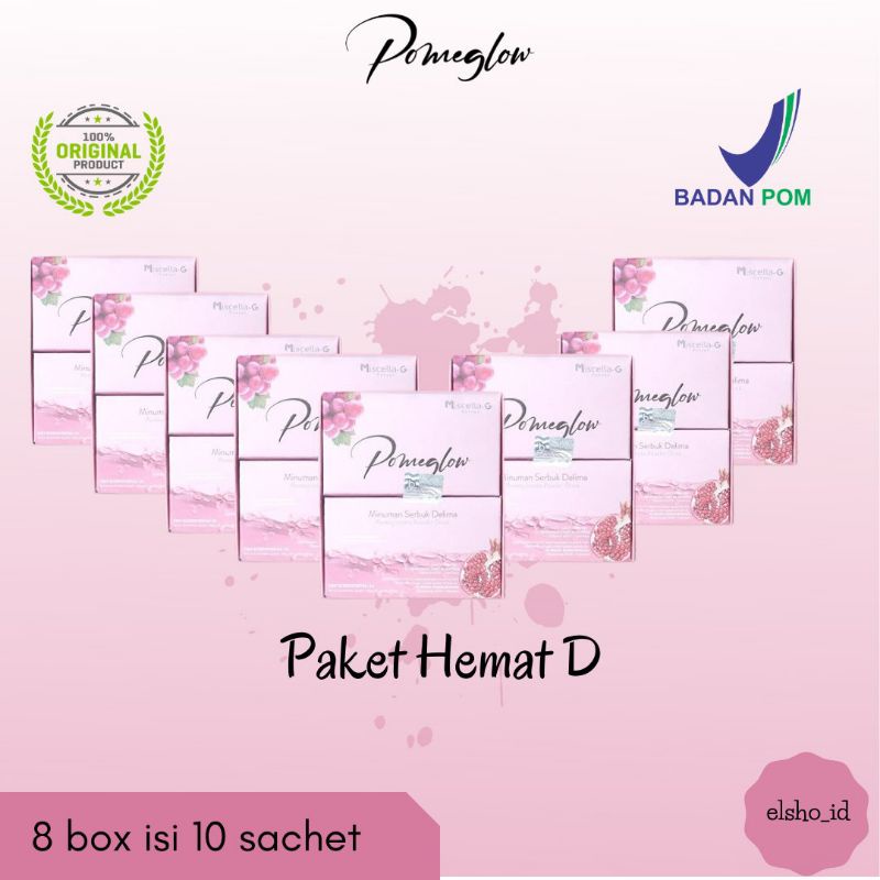 Jual PAKET HEMAT C & D | Original Pomeglow Collagen | Mencerahkan kulit ...