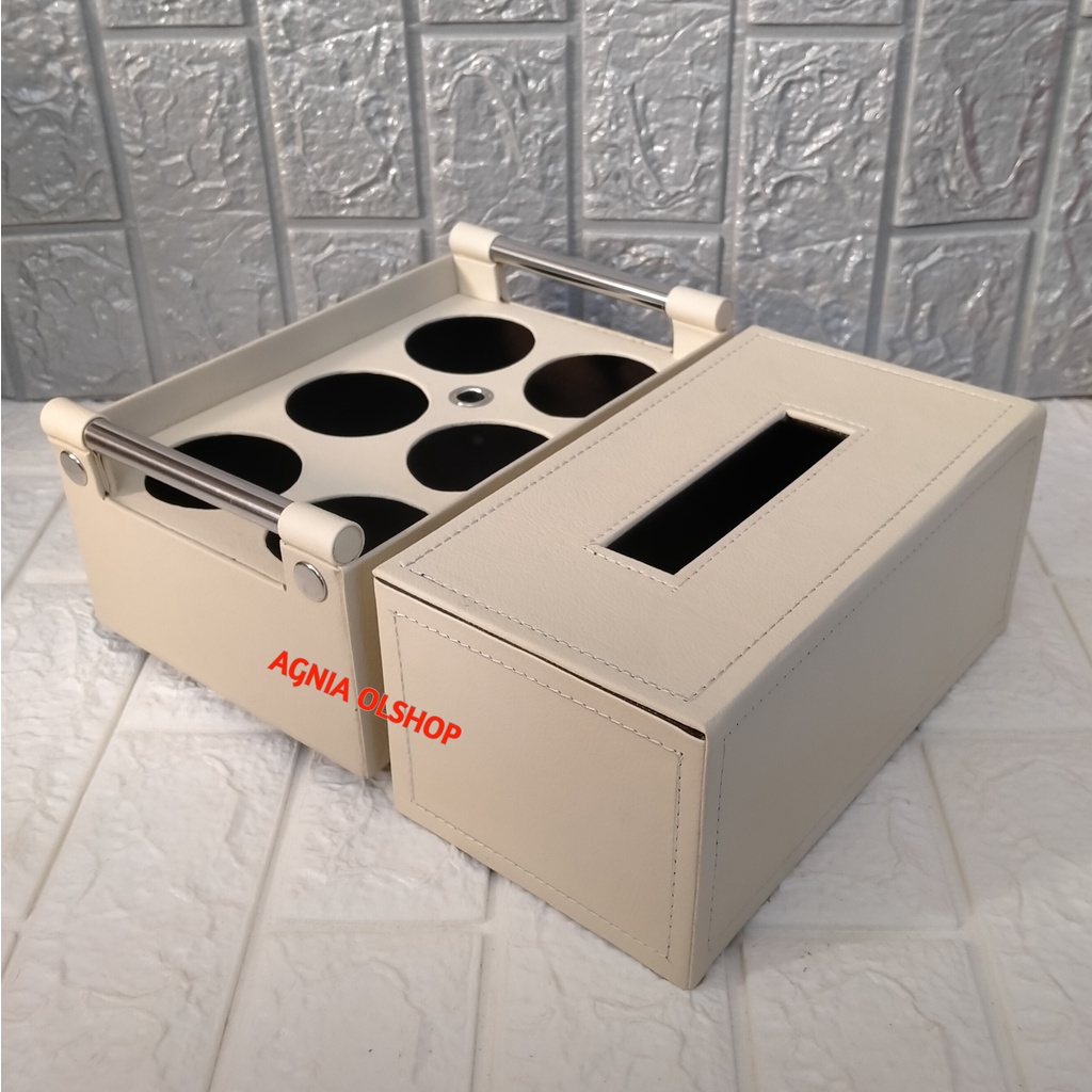 Jual Tempat Aqua Gelas Isi 6 Cup + Kotak Tissue Keranjang Air Mineral ...