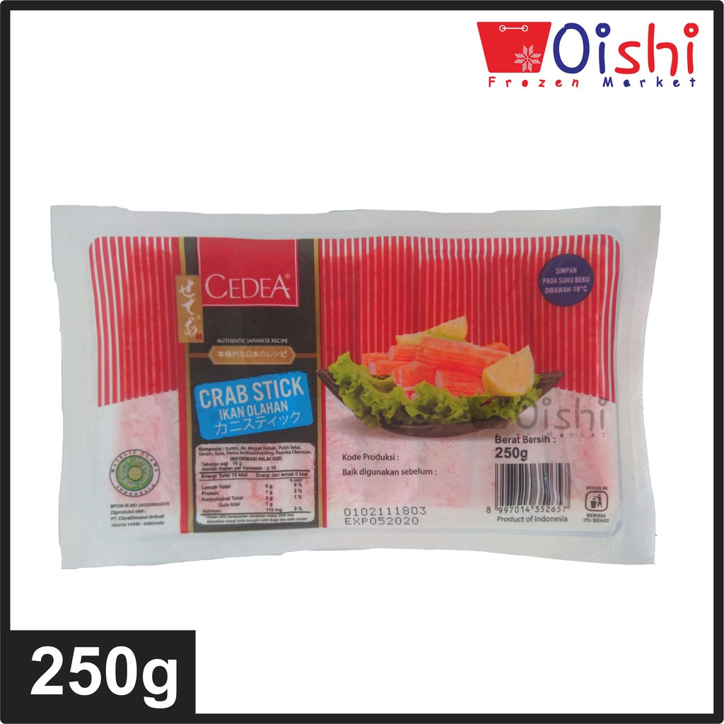 Jual Cedea Crab Stick Stik Kepiting 250g | Shopee Indonesia
