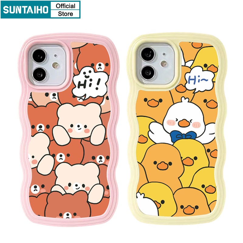 Jual Suntaiho Soft Case Bumper TPU casing Transparan Motif Bebek Kuning ...