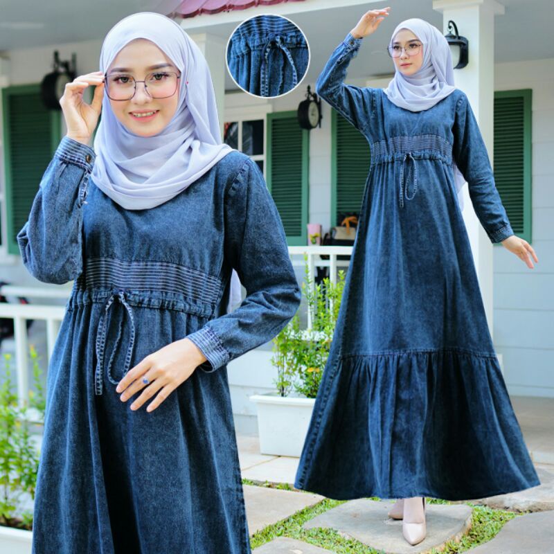 Jual Gamis Muslimah (Bahan Levis) | Shopee Indonesia