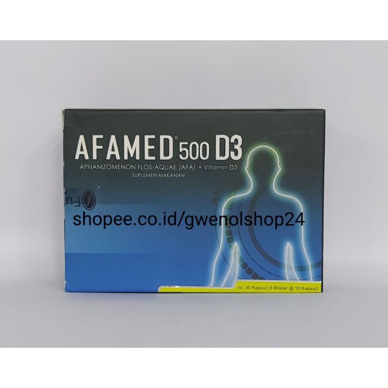 Jual Afamed 500 D3 30's Kapsul Futamed | Shopee Indonesia