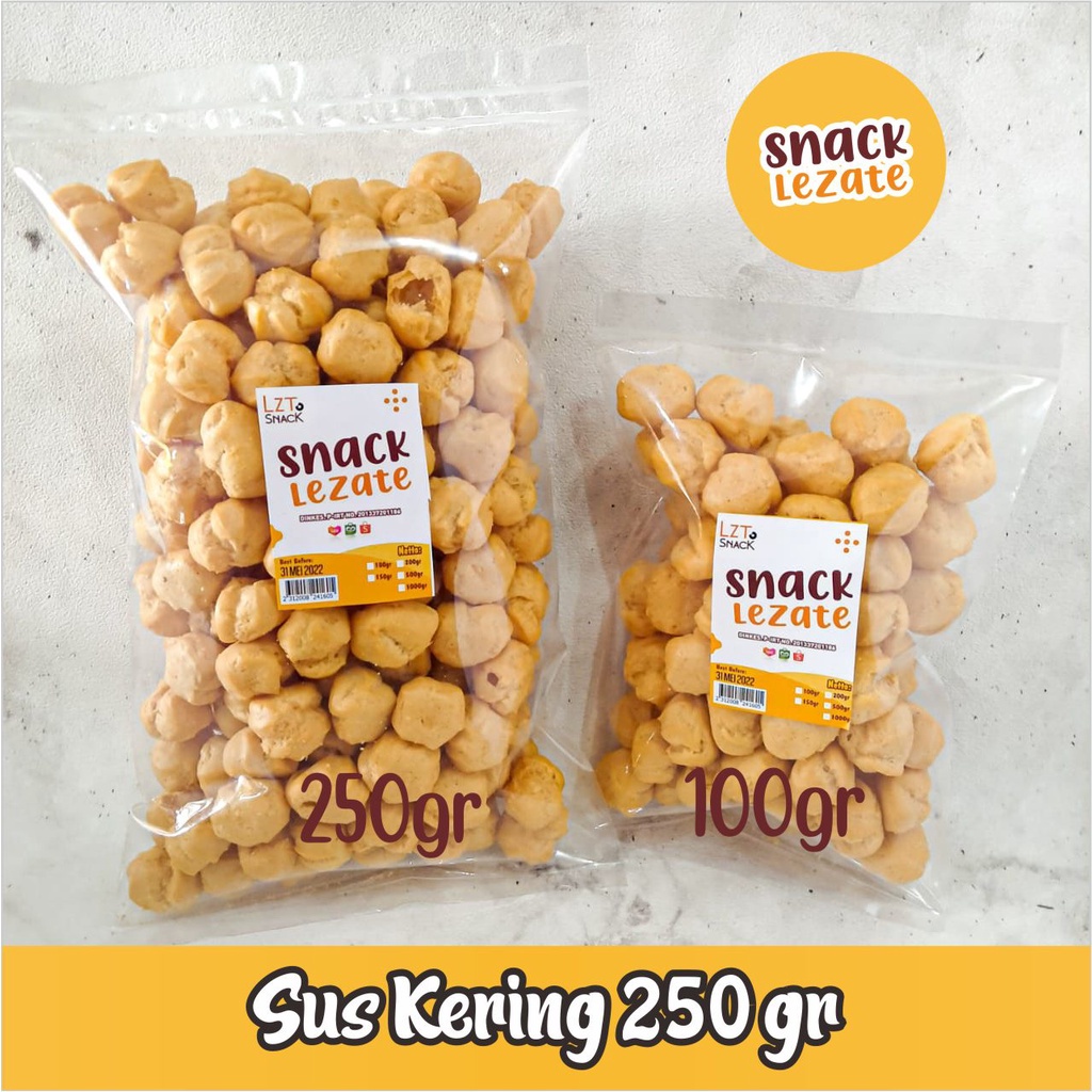Jual Sus Kering Keju 250gr Renyah Kue Soes Kering /Sus Kering Kiloan ...