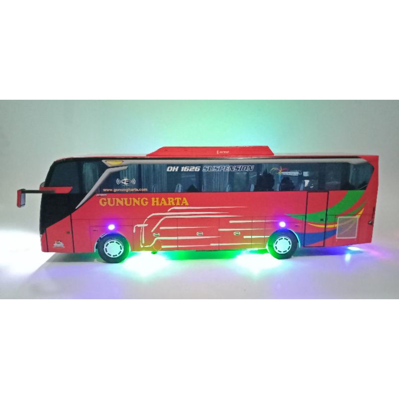 Jual 018 - Gunung harta jb 3+ merah - Miniatur bus RC telolet basuri ...