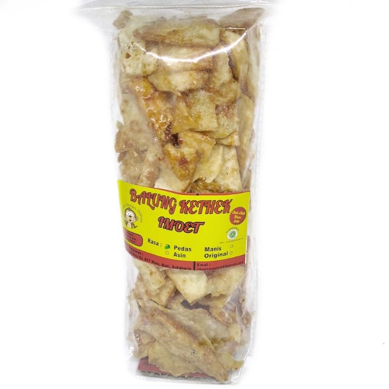 Jual KERIPIK BALKET BALUNG KETHEK IMOET KRIPIK OLAHAN SINGKONG 200 gr ...