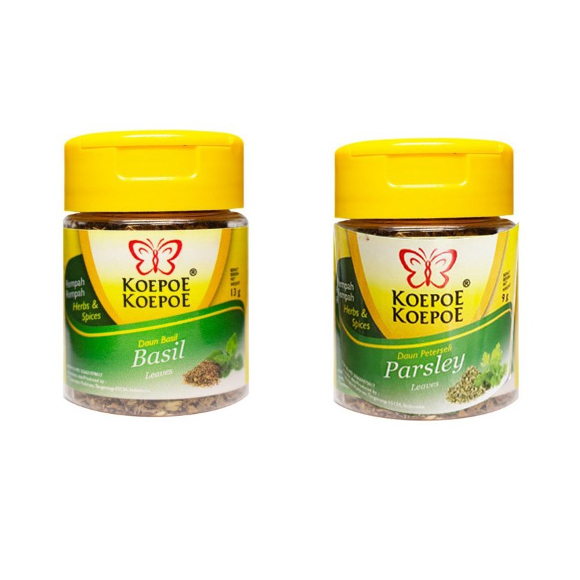 Jual Kupu Kupu (PARSLEY / BASIL / OREGANO) / Rempah Kopoe Kopoe ...